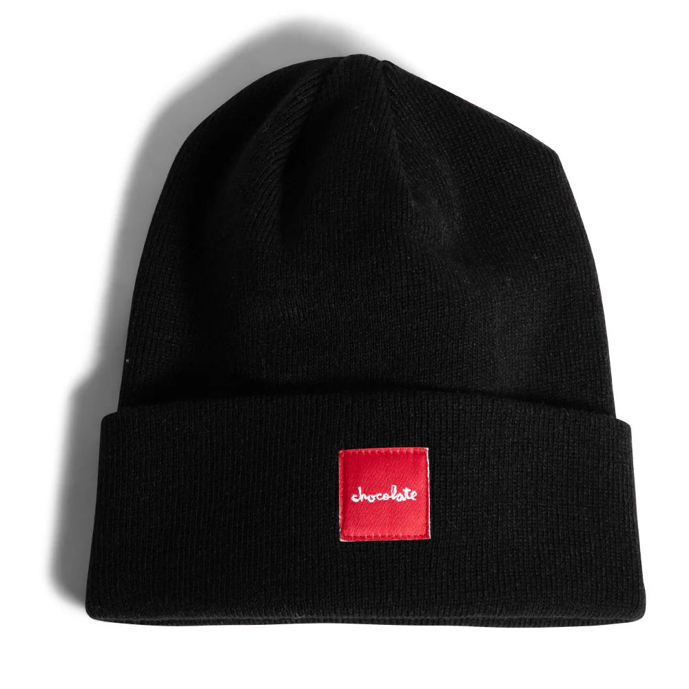 Chocolate Square Label Tight Cuff Beanie – GoodTimes
