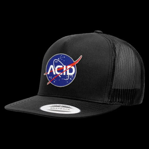 Acid Space Trucker Hat (Black) – GoodTimes