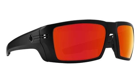 Spy Rebar Ansi Mayte Black, Happy Bronze Red Spectra Mirror Sunglasses ...
