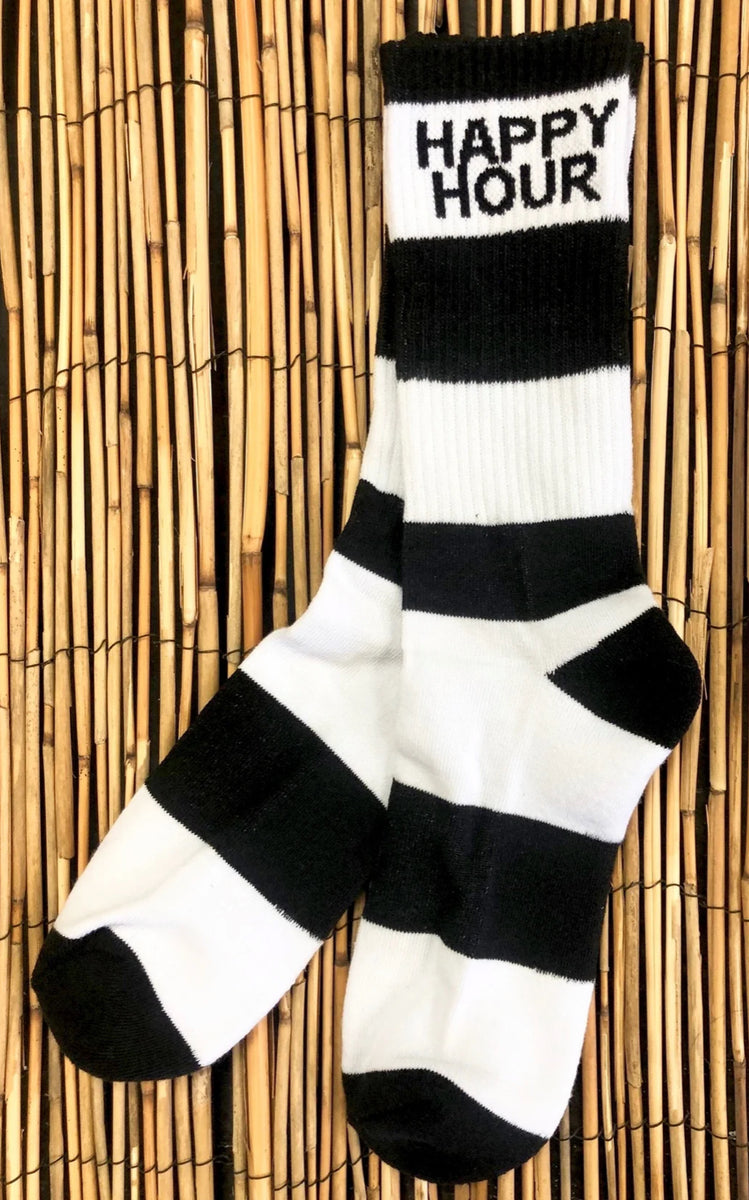 Happy Hour Stripes Socks – GoodTimes