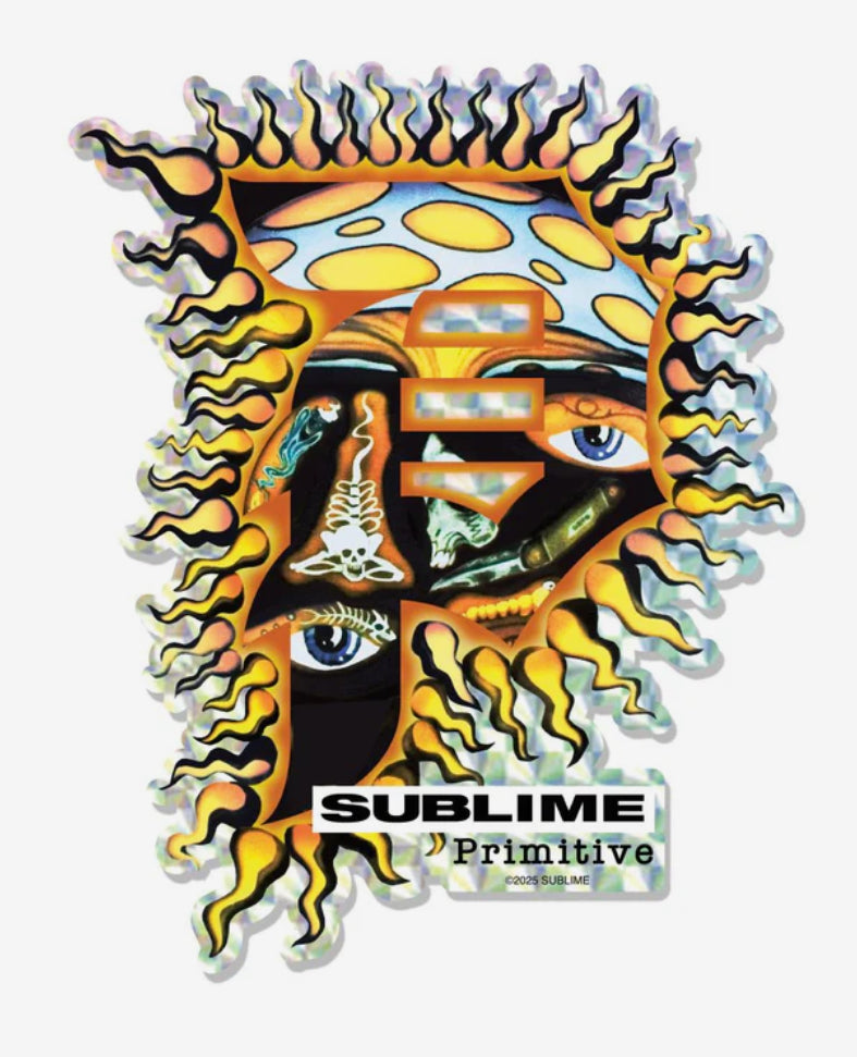 Primitive x Sublime Dirty P Sun Sticker – GoodTimes