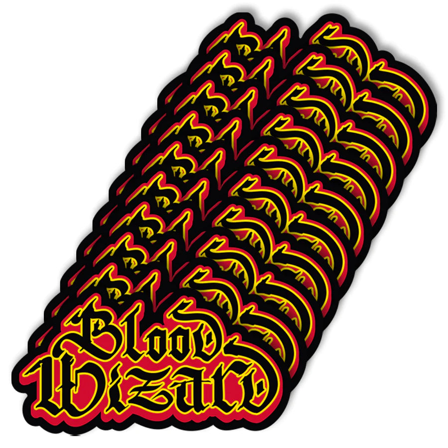 Blood Wizard Script Sticker – GoodTimes